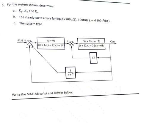 solved 1 for a unity feedback system with forward transfer