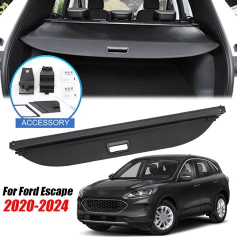 Retractable Trunk Cargo Cover For Ford Escape 2020 2024 Luggage Shade