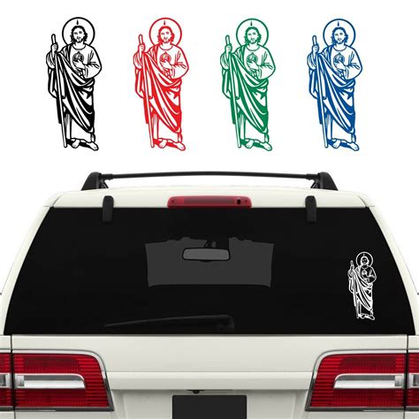 San Judas Tadeo Vinyl Decal Sticker Juditas Calcamonia Saint Jude Thaddeus Greenyefgraphics