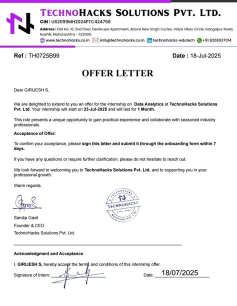 Internshipopportunity Dataanalytics Technohacksedutech Edtech Learningbydoing Datascience