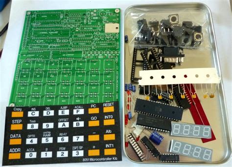 Build Your Own 8051 Microcontroller Kit Electrónica Tecnologia
