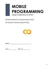 Interactive Python Programming With Google Colab A Beginner S Course Hero