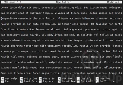 Guide To The Nano Text Editor Pi My Life Up