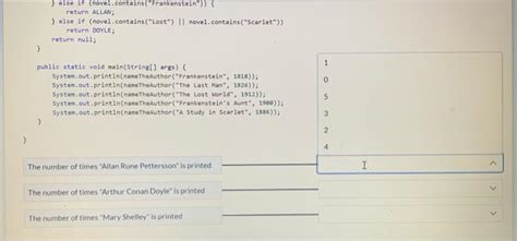 Solved Given The Following Code Match The Answer With The Chegg