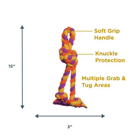 Tall Tails Goat Braided Soft Tug Toy Kingdukes