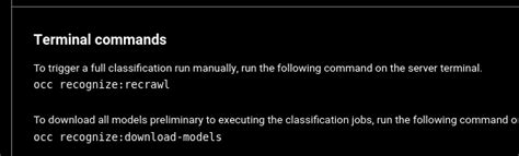 Config Page Claims Recrawl Is The Command To Trigger Classification But Its Actually