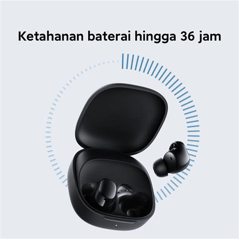 Jual Xiaomi Redmi Buds 6 Play Bluetooth 5 4 Baterai Hingga 36 Jam Xiaomi Earbuds App