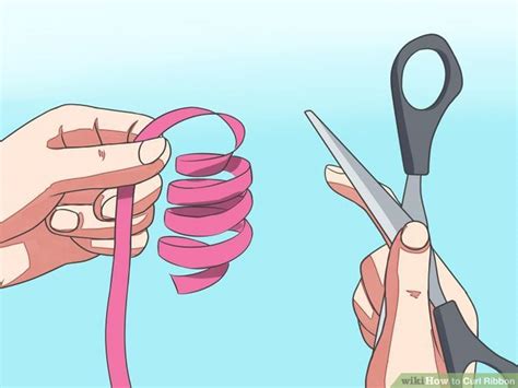 Ways To Curl Ribbon WikiHow Ribbon Curls Twisted Ribbons Gift Ribbon