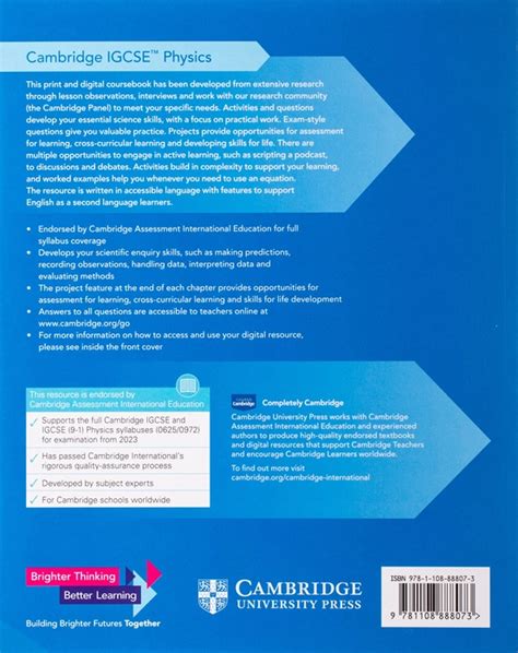 Cambridge Igcse™ Physics Coursebook Third Edition