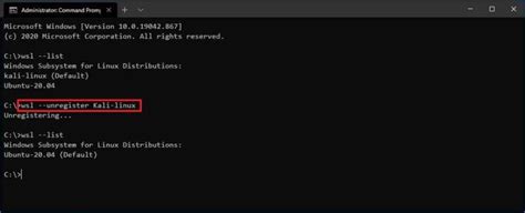 How To Unregister Wsl2 Linux Distro On Windows 10 Pureinfotech