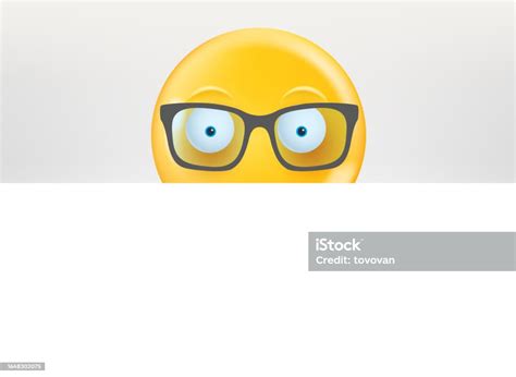 선글라스를 끼고 웃는 이모티콘 복사 공간이 있는 3d 벡터 그림 3차원 형태에 대한 스톡 벡터 아트 및 기타 이미지 3차원 형태 감정 개념 Istock