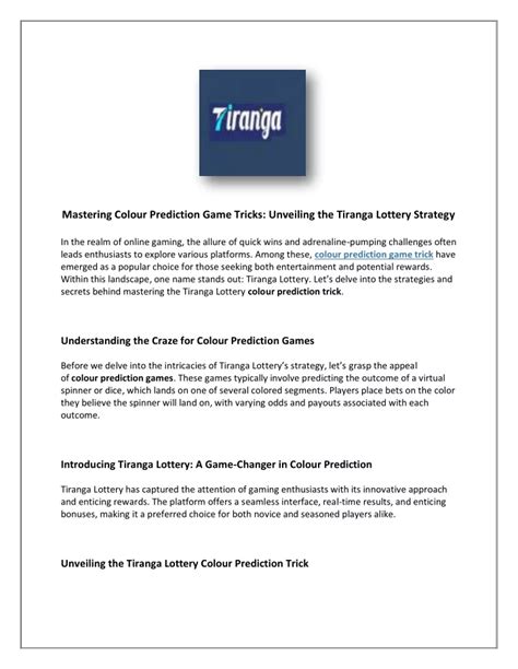 Ppt Colour Prediction Game Trick Powerpoint Presentation Free Download Id13159906