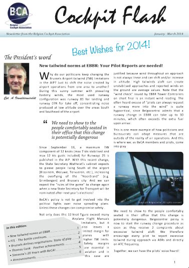 Cockpit Flash Issue 1 2014 Beca