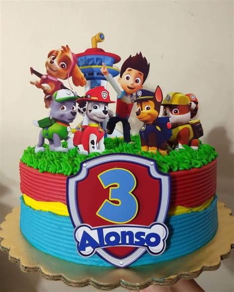 Pastel Paw Patrol Tarta De Patrulla Canina Tortas De Dinosaurios