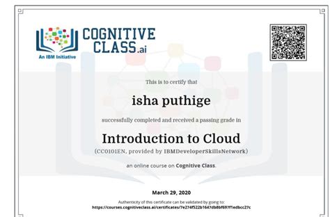 Isha Puthige On Linkedin Ibmdeveloperskillsnetwork Cloud Cloudtech