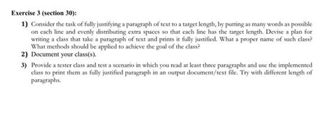 Solved Exercise Section Consider The Task Of Chegg Com