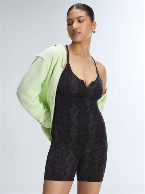 Frame Work Romper In Black Savage X Fenty