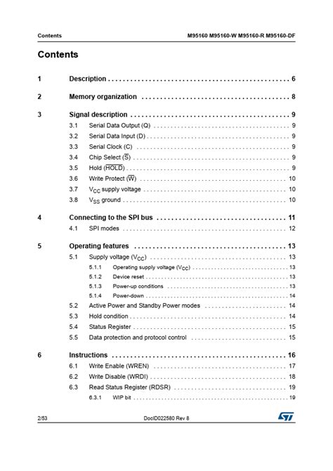 M Datasheet M STMicroelectronics Pdf Kbit Serial SPI Bus EEPROM ST Microelectronics