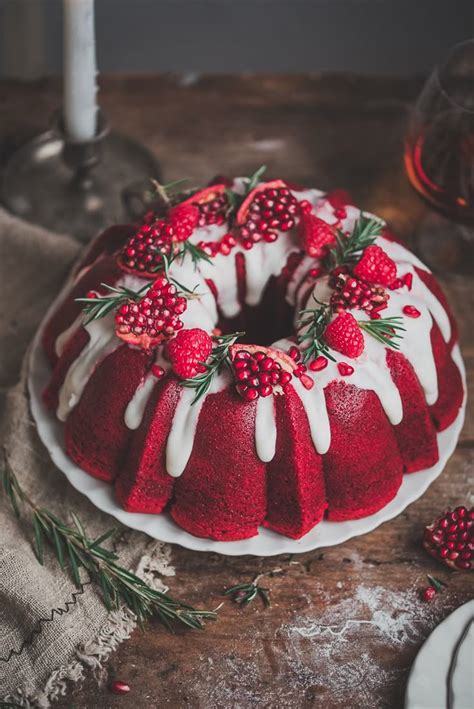 Bolo Red Velvet Com Recheio De Cheesecake Red Velvet Bundt Cake With