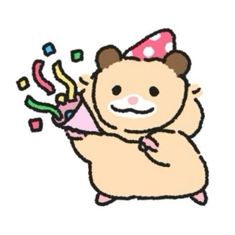 폭죽 햄스터 햄스터 생일