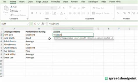 How To Use The Excel Switch Function