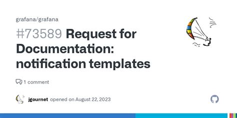 Request For Documentation Notification Templates · Issue 73589