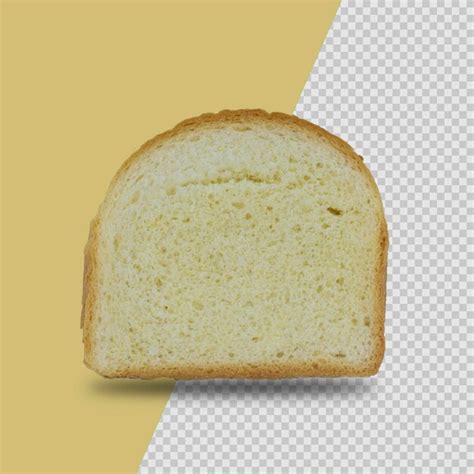 Premium Psd Slice Of Breakfast Bread Isolated