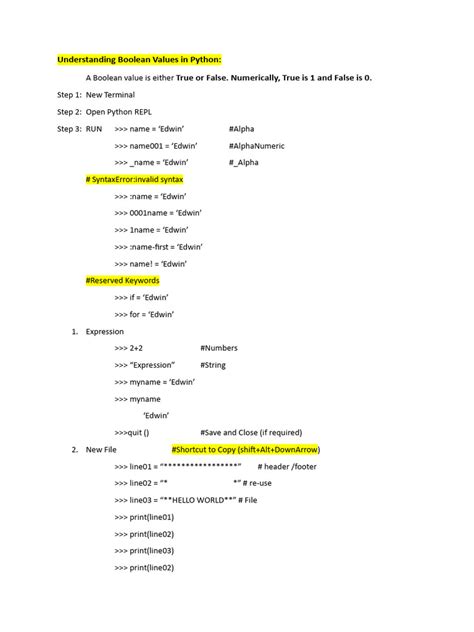 Assignment Opertators On Values Pdf Boolean Data Type Python Programming Language