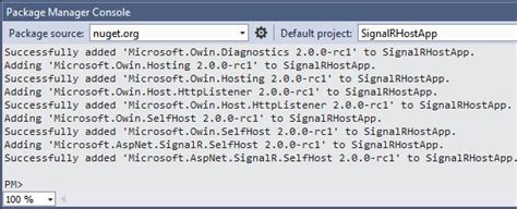 Introduction To ASP Net SignalR Self Hosting