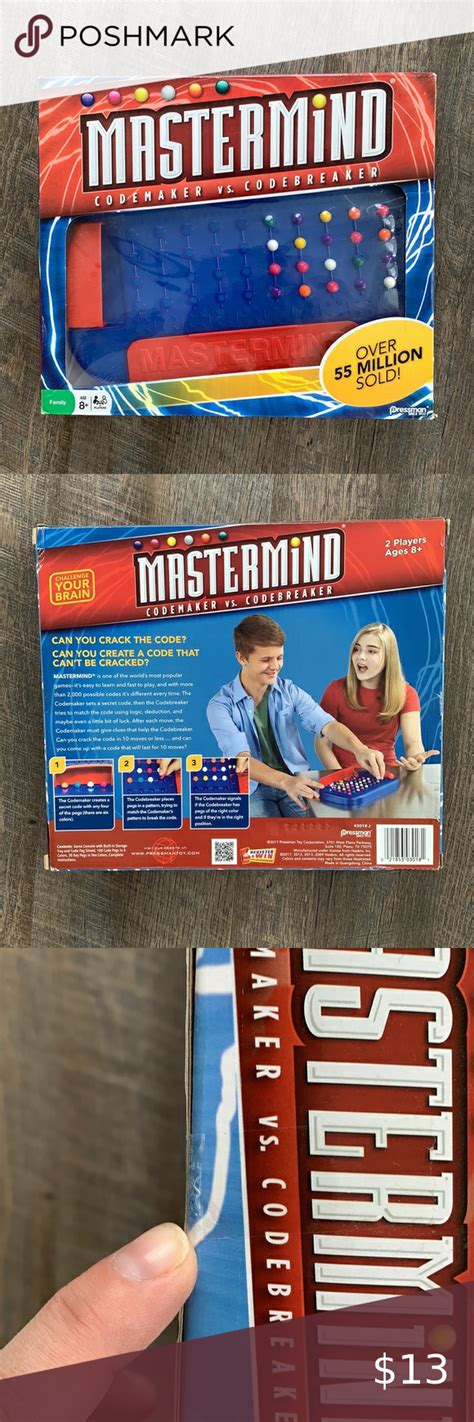 Mastermind Codemaker Vs Codebreaker Game By Pressman Mastermind