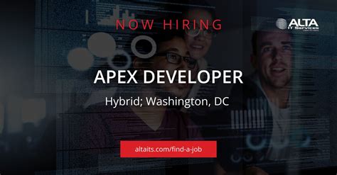 Alta It Services Llc On Linkedin Hiring Hybrid Altait Apexdeveloper Seniordeveloper