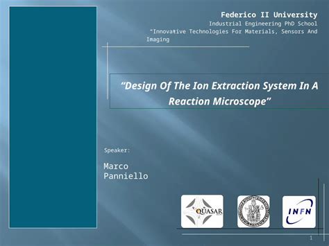 Pptx “design Of The Ion Extraction System In A Reaction Microscope