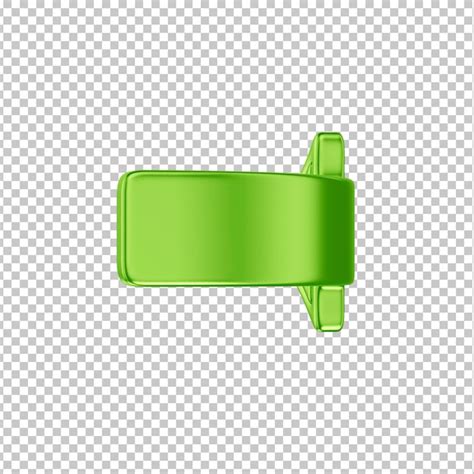 Premium Psd Arrows Looping In Circle Green Refresh Icon Isolated On