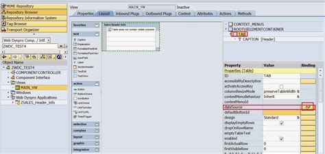 Table Design Webdynpro ABAP SAPCODES