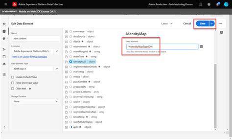 create data elements adobe data collection