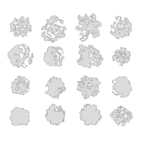 Revit Detail Item Summer Trees Plan Etsy Uk Tree Plan Summer Trees Revit Trees