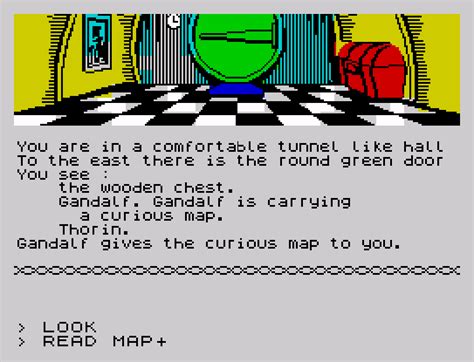 The Hobbit 128K Edition ZX Spectrum 04 The King Of Grabs