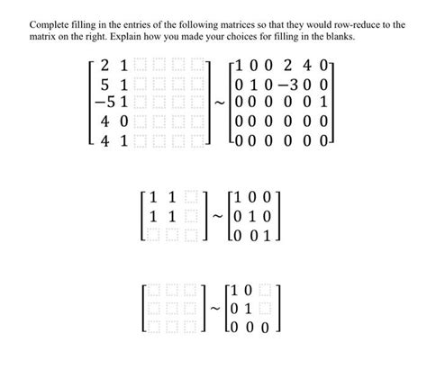 Solved Complete Filling In The Entries Of The Following Chegg Com