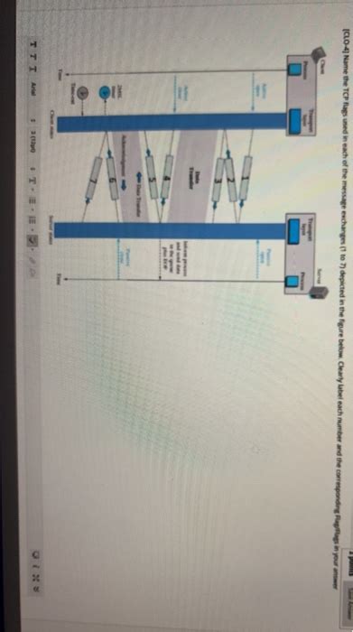 Solved Cl04 Name The Tcp Flags Used In Each Of The Message