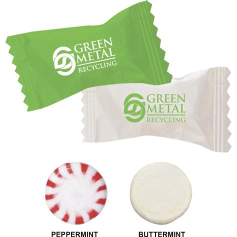Logo Individually Wrapped Mints Ink Imprint