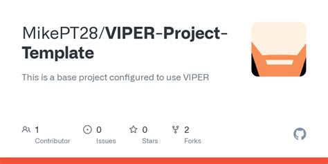 Github Mikept28viper Project Template This Is A Base Project