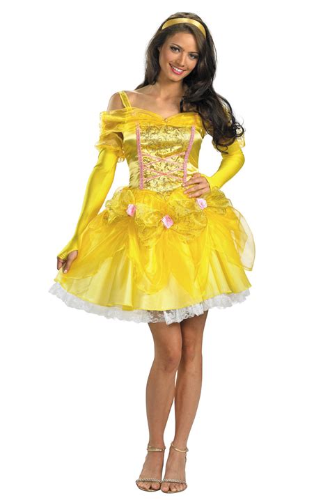 Disney Princess Sassy Belle Adult Costume PureCostumes Com
