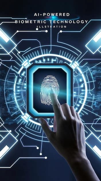 Ai Biometric Technology Fingerprint Cyber Security Premium Ai