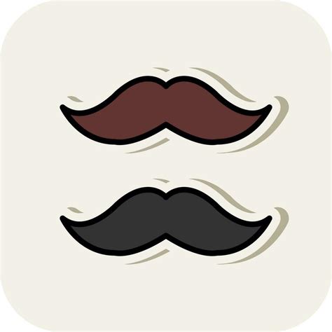 Moustache Vector Icon Design 25093463 Vector Art At Vecteezy