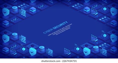Cyber Security Data Protection Information Privacy Stock Vector