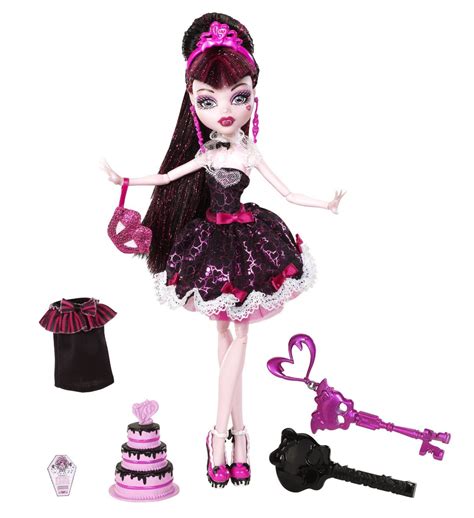 Boneca Draculaura Monster High Festa De Aniversário Doces 1600 Anos