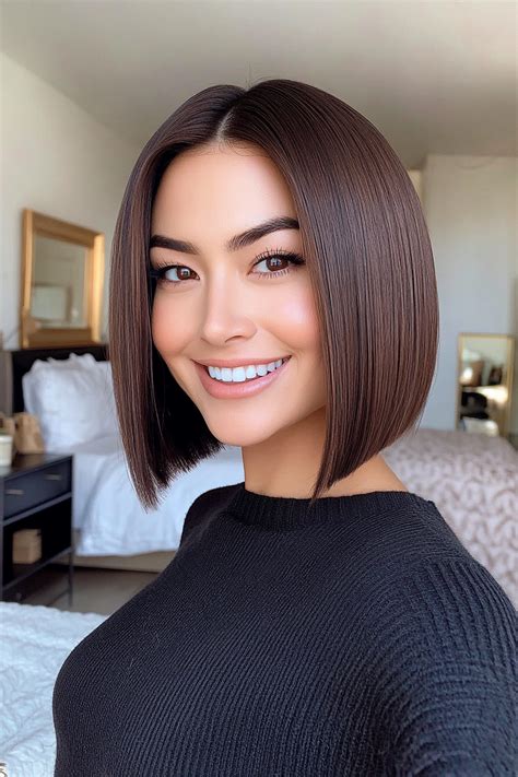 24 Chic Straight Bob Haircuts 2025 Creativebooster