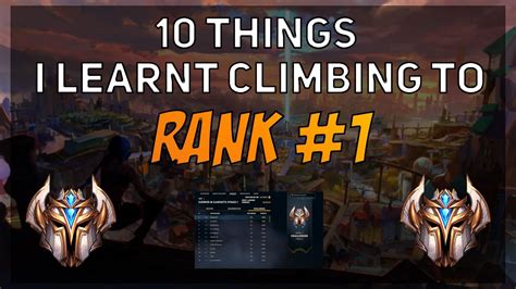 Things I Learnt Climbing To RANK TFT YouTube