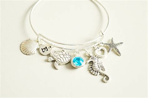 Beach Bracelet Ocean Bracelet Beach Themed T Beach Jewelry Ocean