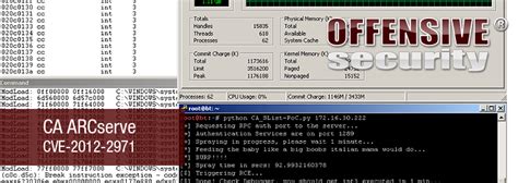 Ca Arcserve Cve 2012 2971 Remote Exploit